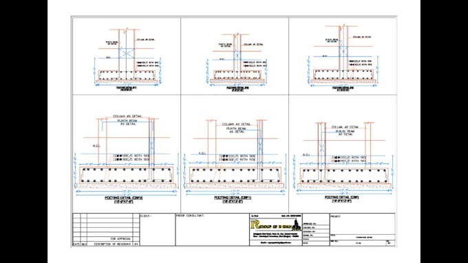 Draw foundation, beam, elevation, section in autocad by Ravi3291 | Fiverr