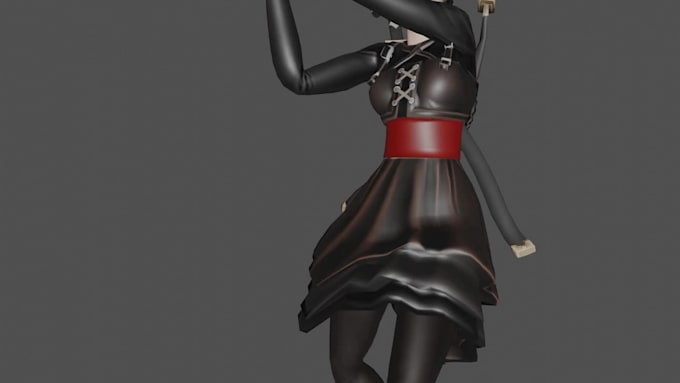 Do 3d character modeling, 3d game character, 3d game assets, 3d animation video by Blender ...
