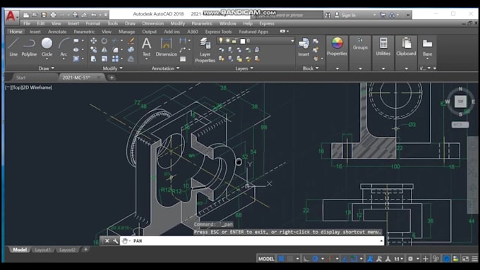Draw architectural 2d floor plan by autocad by Abutayeb522 | Fiverr