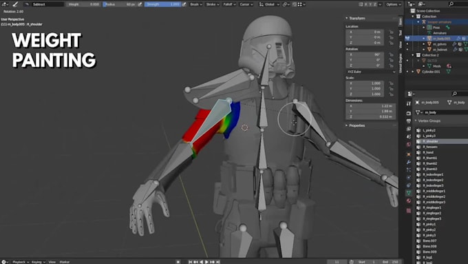 Rig and pose, not model, 3d character models for printing, animation