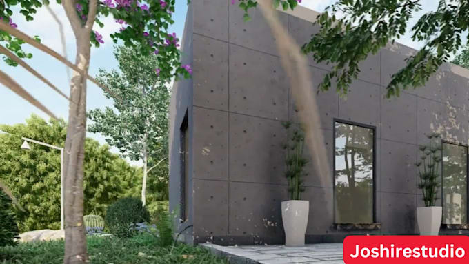 Do architectural 3d modeling, rendering, 3d design and and animation services by Joshirestudio ...