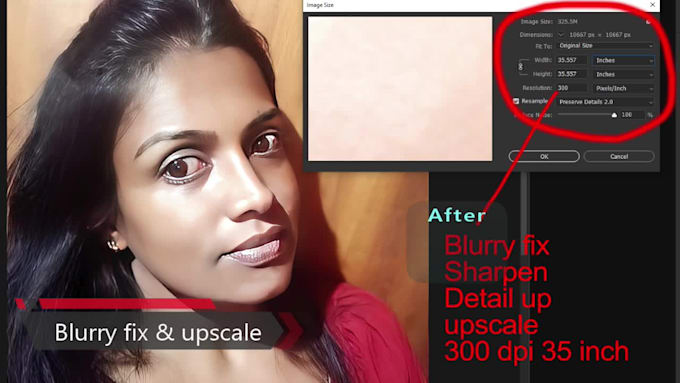 Fix blurry photos, enhance, quality up with high resolution images by ...