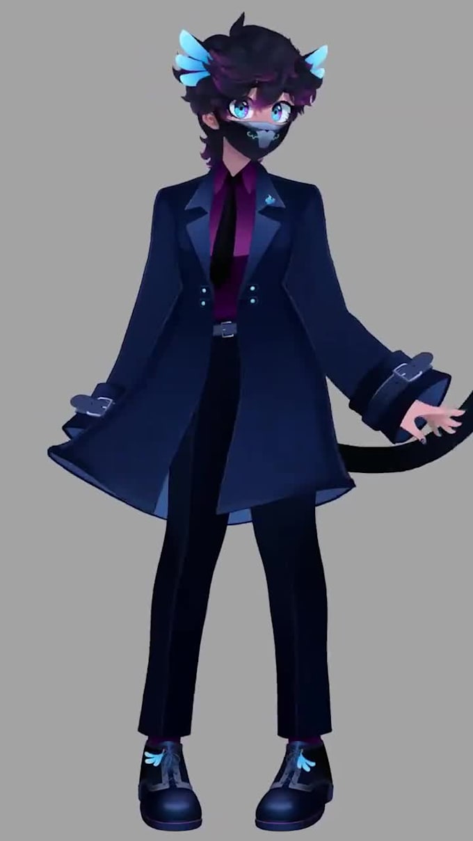 Diseño y rig de personajes vtuber pro en live2d, para vtuber model y ...