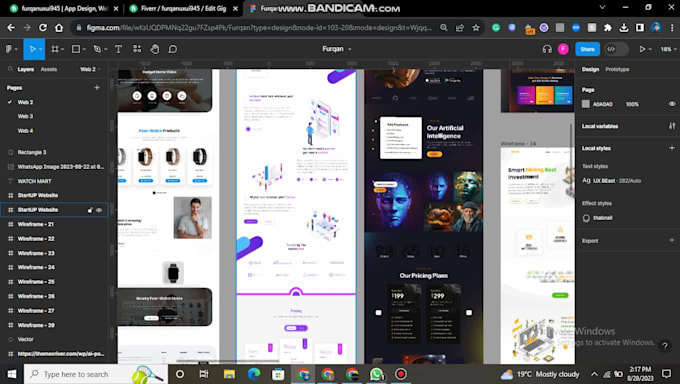 Build responsive figma website design by Furqanuxui945 | Fiverr