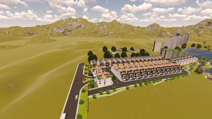 Create realistic 3d site plan and landscape from google earth by ...