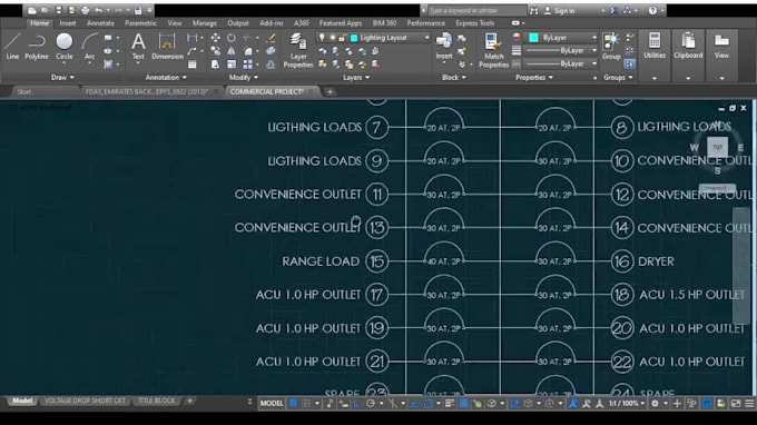Electrical design and plan using autocad by Justinetino | Fiverr
