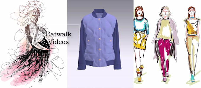 Make 3d virtual fashion garments in clo3d with tech pack by Mahmuda_1 ...