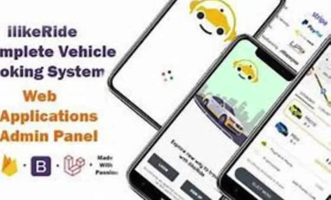 Build taxi booking app uber clone, bolt, lyft rideshare app on android ...
