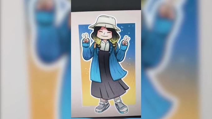 Turn you into a chibi character by Thecosmicbook | Fiverr