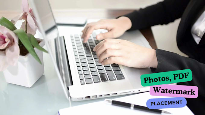 Watermarks of photos text logo placement by Ahmad_grapix | Fiverr