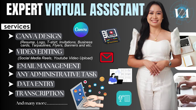 Be your professional executive virtual assistant by Jal_ly | Fiverr