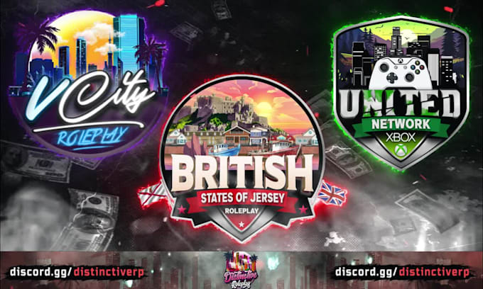Desigh best fivem server logo and banner discord animated by ...