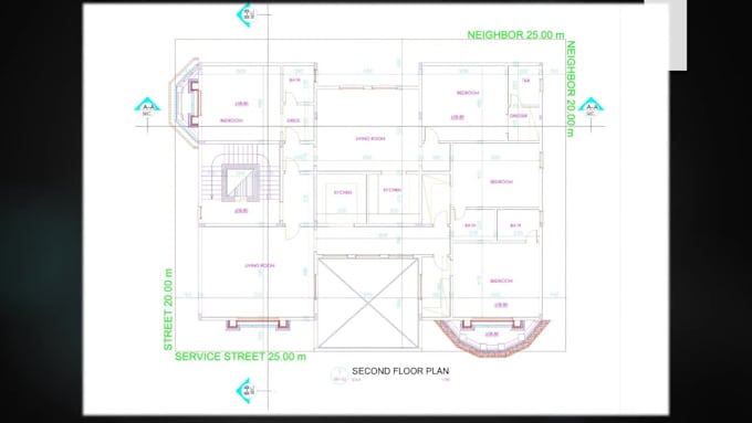 Make auto cad 2d floor plan and 3d floor plan interior and exterior ...