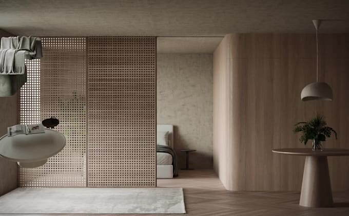 Create interior design and photorealistic 3d rendering by Afnan_jameel | Fiverr