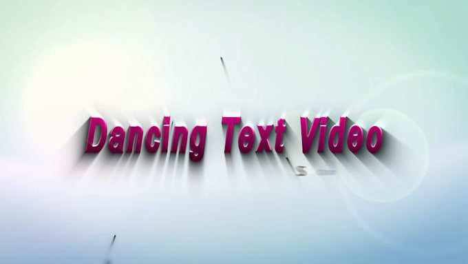 Create this dancing text colorful intro with your text and logo by ...