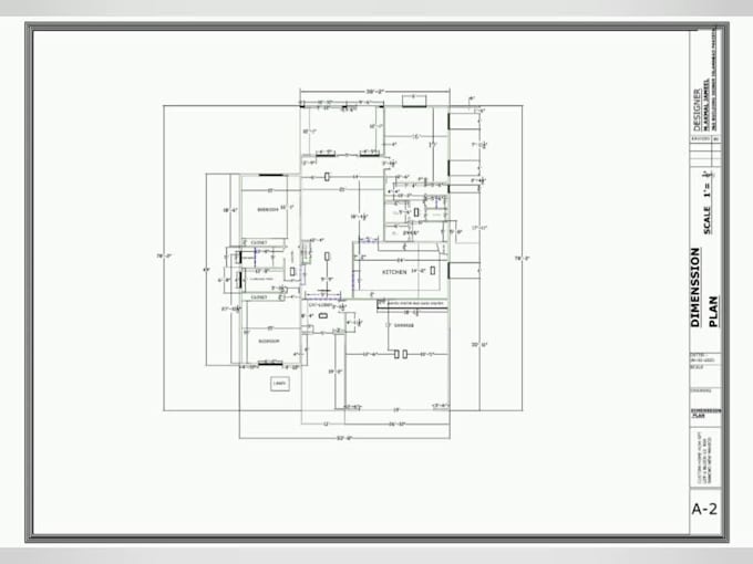 2d house technical drawings floor plan architecture drafting by Akmal ...
