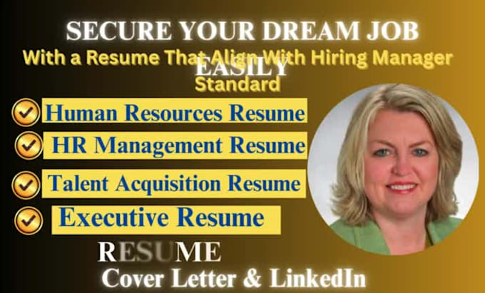 Write write human resources, talent acquisition, hr and resume writing ...