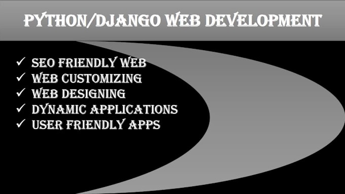 Develop website in python django framework by Ranatoseef1896 | Fiverr