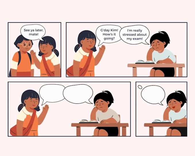 Create a unique custom comic strip for you by Dushanthamajith | Fiverr