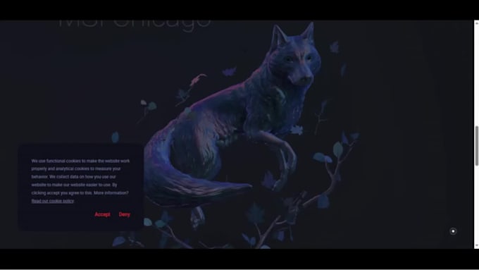 3d animated interactive webflow website with threejs webgl gsap spline animation by Hassan ...