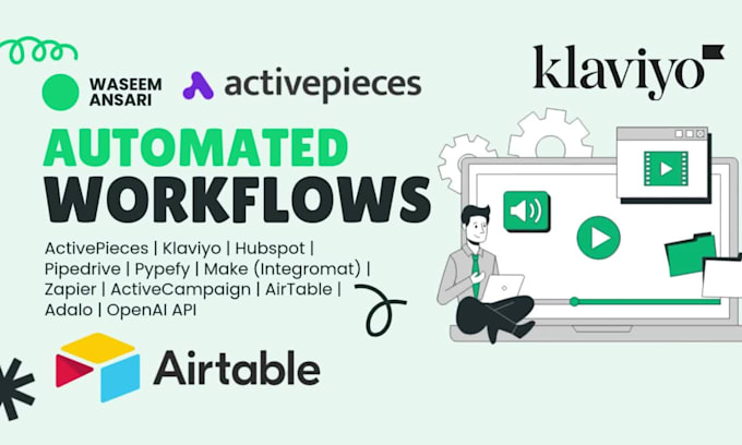 Automated workflows for bizflows activepieces zapier workflows by Waseem1600 | Fiverr