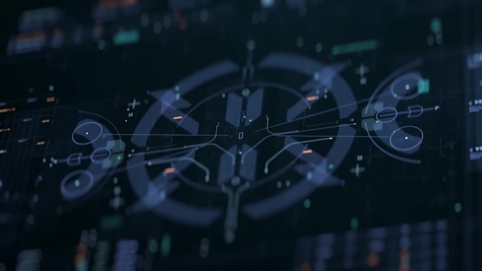 Do hud animation vfx ui interface futuristic motion tracking hologram ...