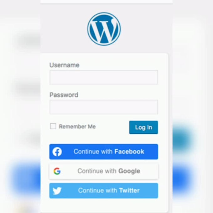 Add login register with social account in your wordpress website by Nuralom9999 | Fiverr
