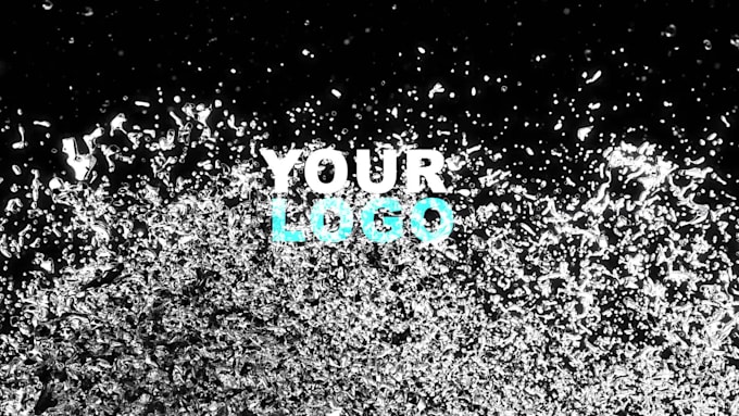 Do water splash logo reveal intro animation by Faizikhan124 | Fiverr