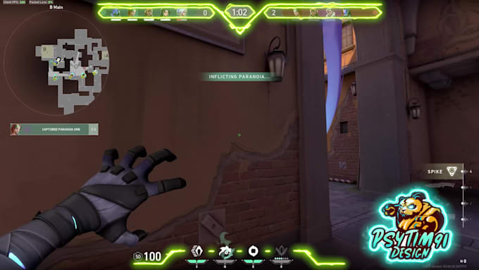 Create an animated hud overlay for your valorant stream by Psytim91 ...