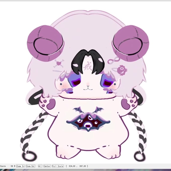 Draw ych cute anime chibi art or rigging just from 15 usd up by ...