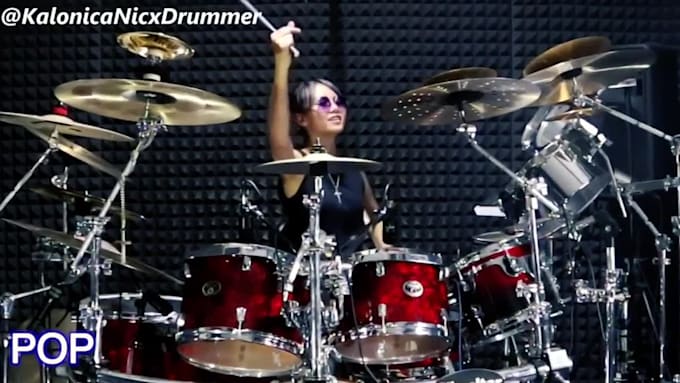 Do my very best to play drums on your request song by Kalonica_nicx ...