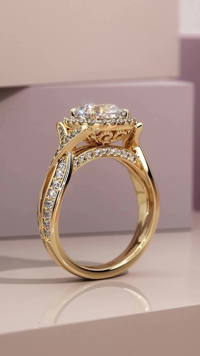 Create 3d jewelry animation 3d jewelry cad design jewelry video ads 3d ...