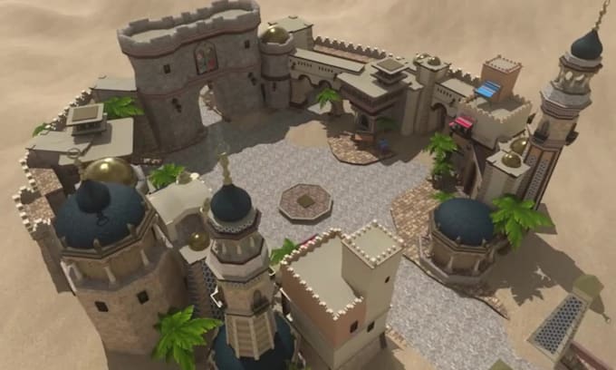 3d game environment game art vrchat world level design unreal engine metaverse by Akanbkola | Fiverr