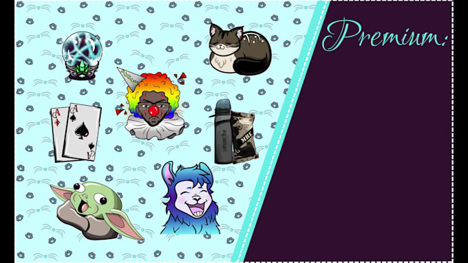 Make a starter pack for streaming, emotes, banner, offline by Cocodeee ...