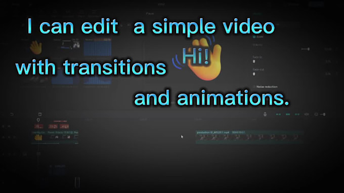 Do a simple video editing with transitions and animations by Prugiden | Fiverr