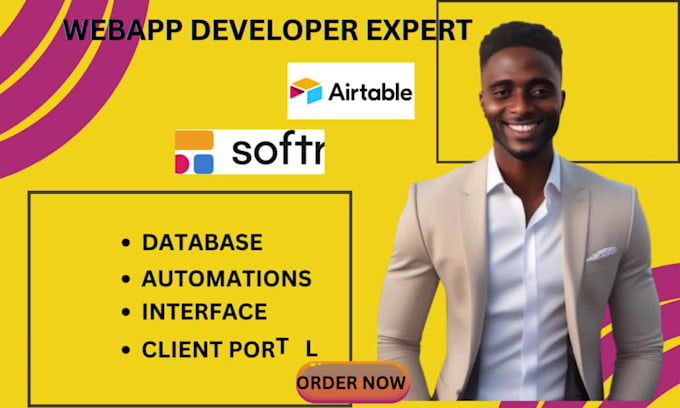 Setup Airtable Database Smartsuite Softr Webapp Zapier Integration