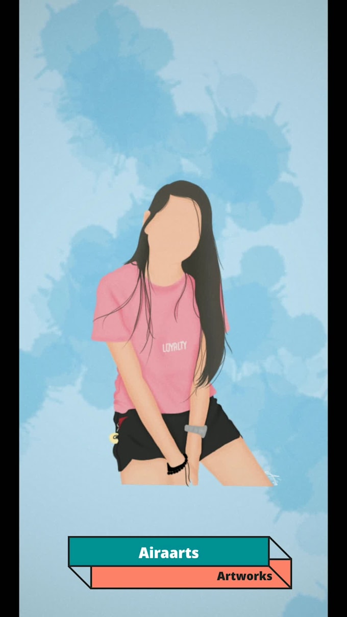 Edit your photos into faceless vector art by Airaamdn | Fiverr