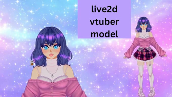 Do custom 2d vtuber model live2d vtuber model vtuber model 2d vtuber