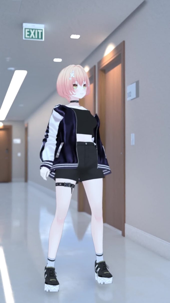 Create your 3d vtuber model avatar by Meshat3210 | Fiverr
