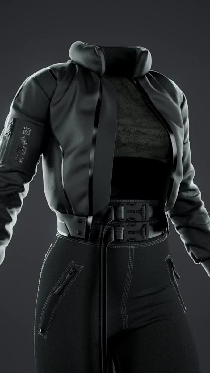 Do 3d clothing animation, 3d clothes design, 3d clothing mockup by ...