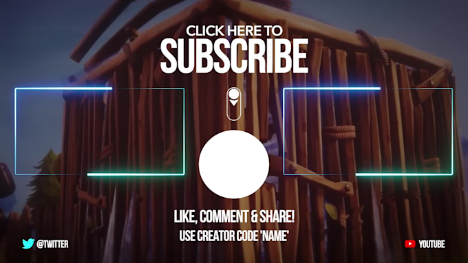Create epic fortnite end screen outro by Andeesh