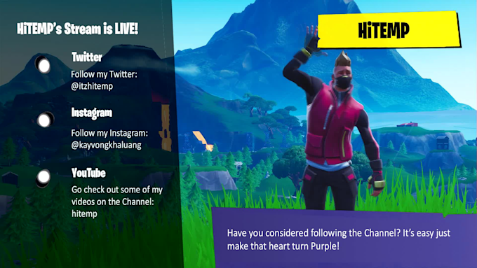 Create a fortnite animated loading screen by Cooldcb