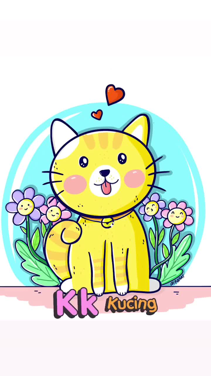 Draw simple cartoon animation gif 2d image by Supertiktak