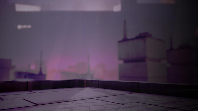 Create an animated lyric video with 3d rendered background by ...