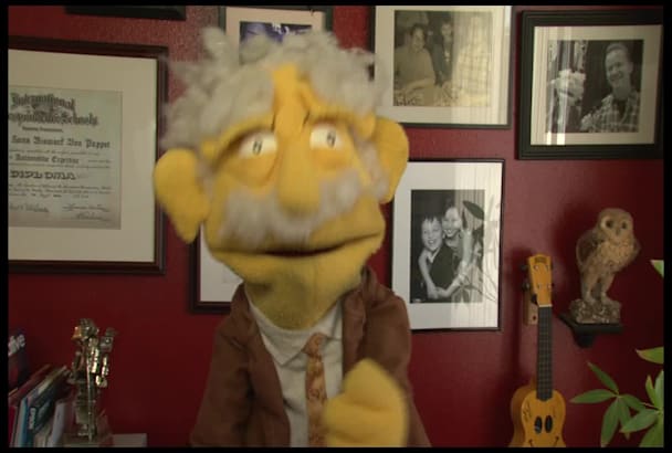 Make you a custom video with professor puppet by Professorpuppet