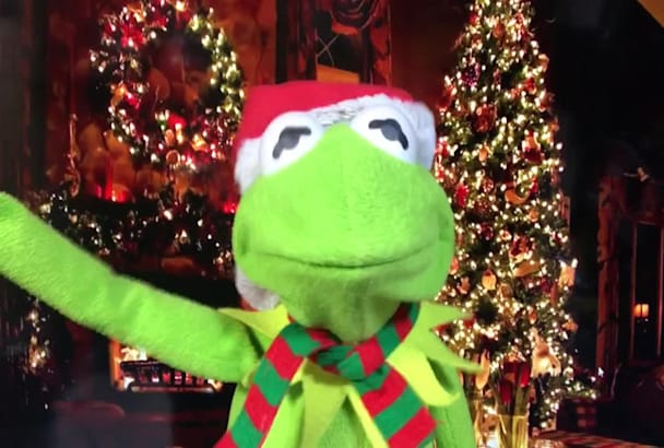 Create a personalized christmas video greeting from kermit by Cosby01 ...
