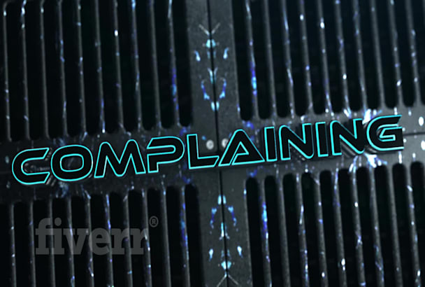 Create 3d logo intro animation by Moonvfx