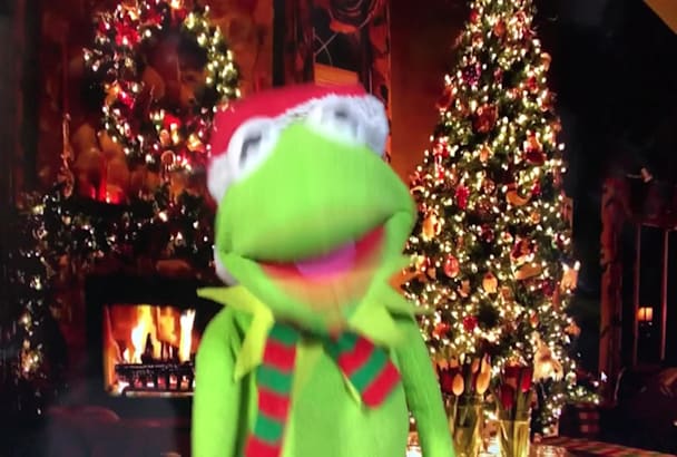 Create a personalized christmas video greeting from kermit by Cosby01 ...