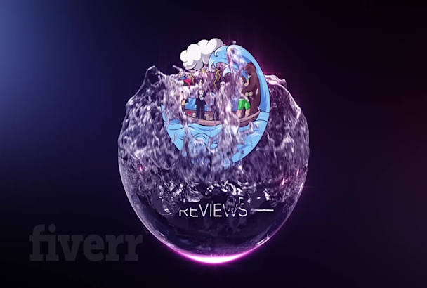 Create 3d logo animation by Bluedraken