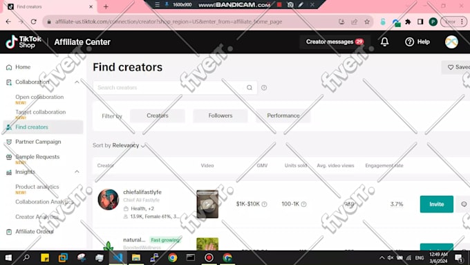 Develop Tiktok Invite Bot Tiktok Shop Bot Tiktok Affiliate Bot Mass Dm Bot By Nashrhiaq Fiverr